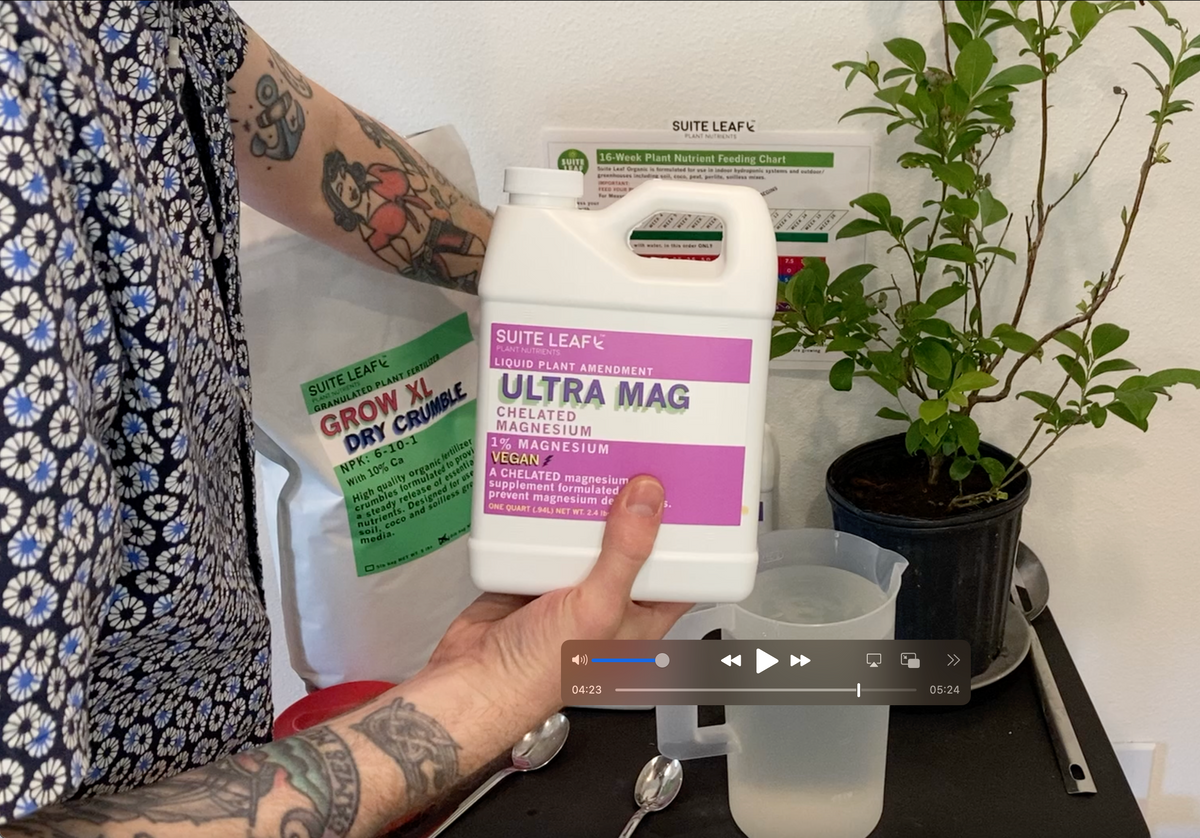 How To Mix and Use Suite Leaf's Organic Fertilizers In Your Garden ...