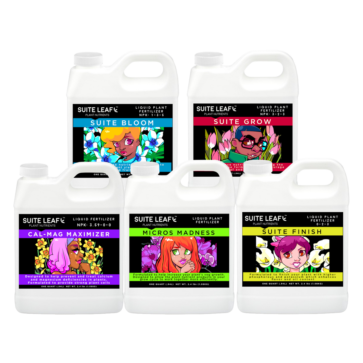 Hydroponic Fertilizer Home Grow Pack – Suite Leaf Plant Nutrients